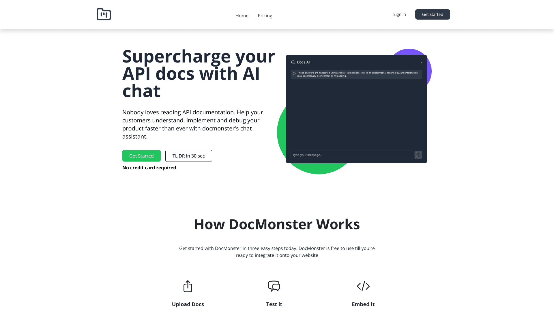 Docmonster | Transforming API Documentation with AI Power! | Futureen
