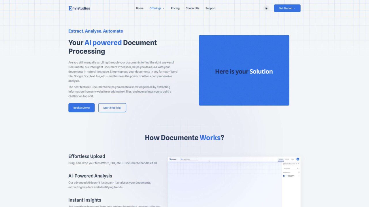Documente by Envistudios | AI-Powered Efficiency | Futureen