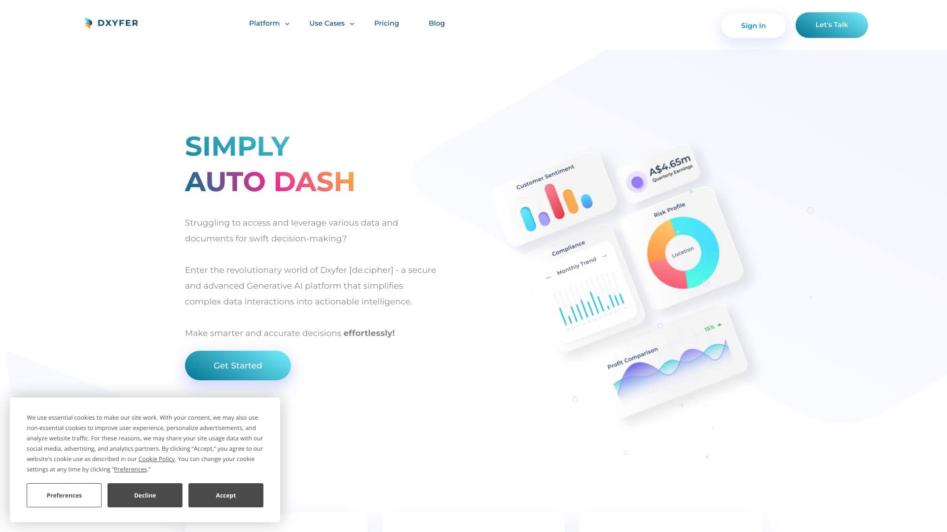DXYFER | Unlock Data Insights Efficiently | Futureen