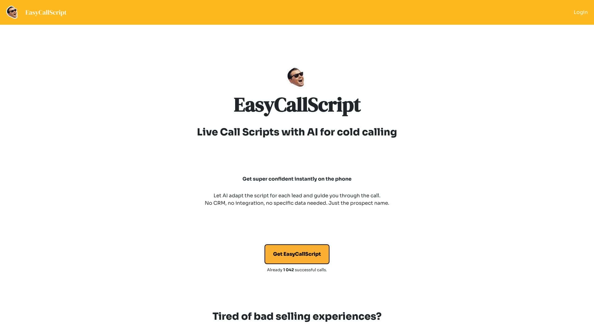 EasyCallScript | AI-Powered Call Scripts to Boost Sales | Futureen