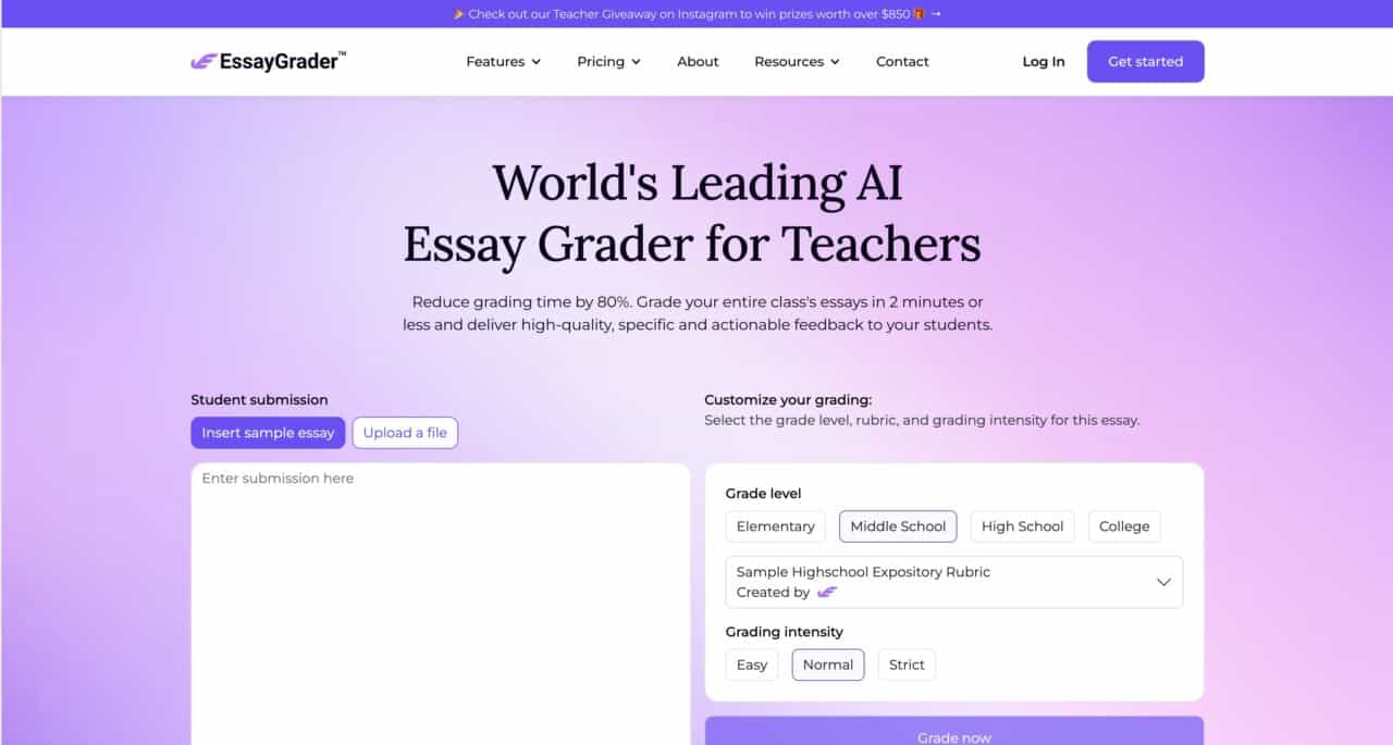 Essay Grader AI | Grade Essays Instantly and Accurately! | Futureen