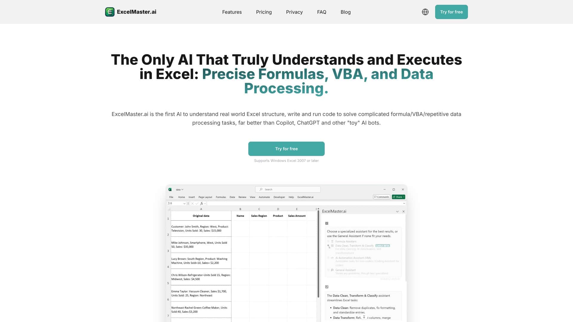 Excel Master | Your AI Assistant for Excel Mastery | Futureen