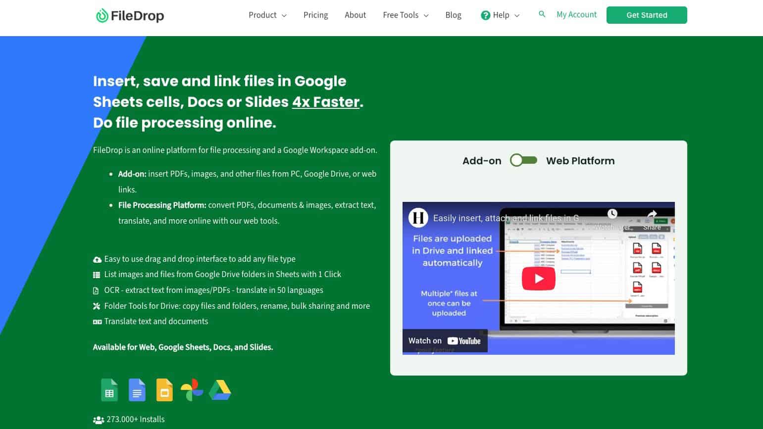FileDrop | Effortless File Management in Google Workspace | Futureen