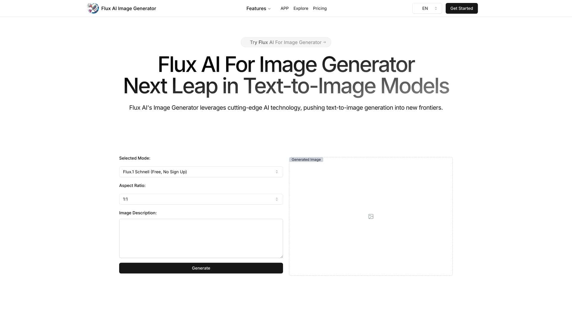 Flux Image Generator | Turn Text into High-Res Images | Futureen