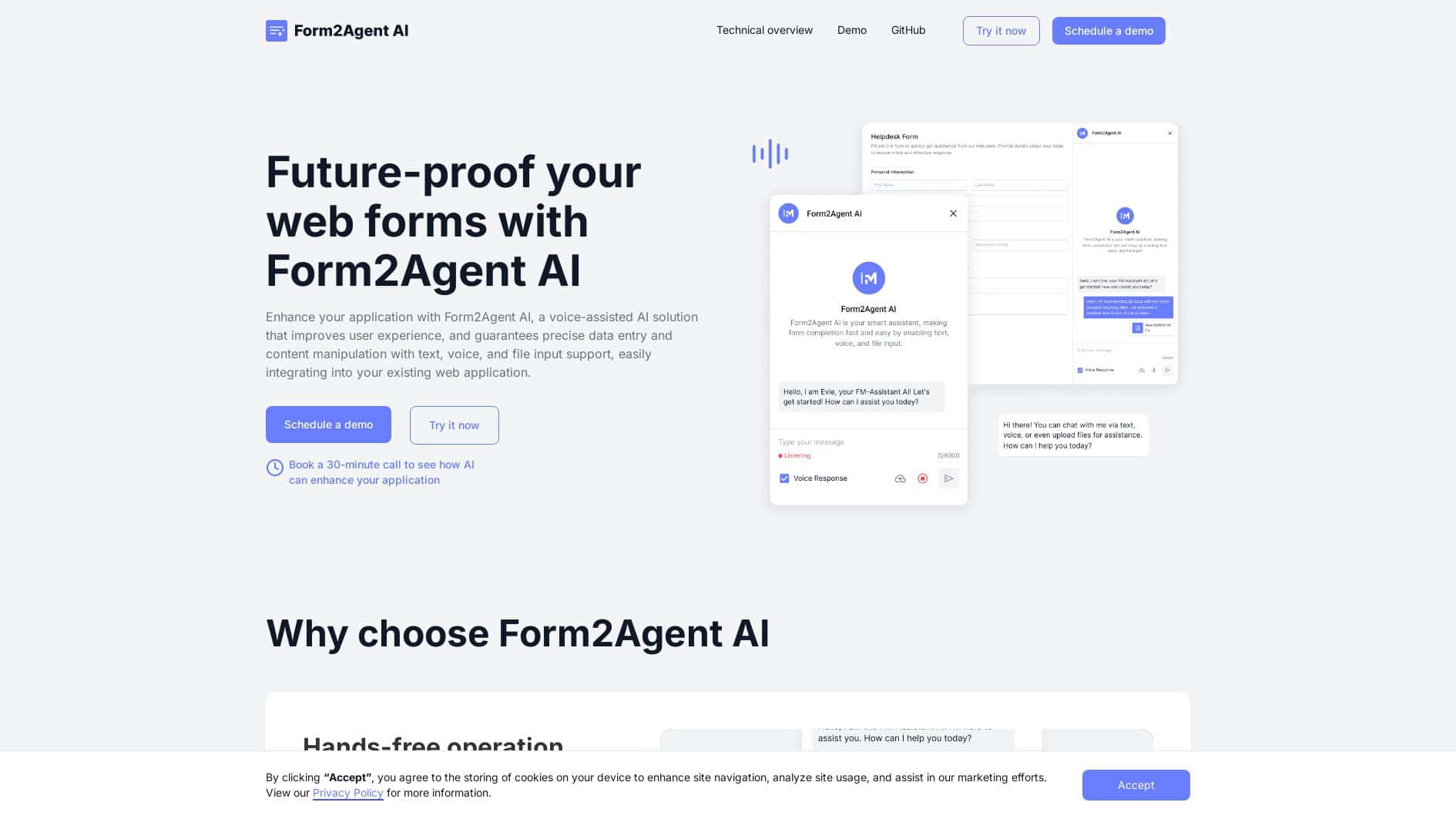 Form2Agent AI | Revolutionize Your Form Filling Experience | Futureen