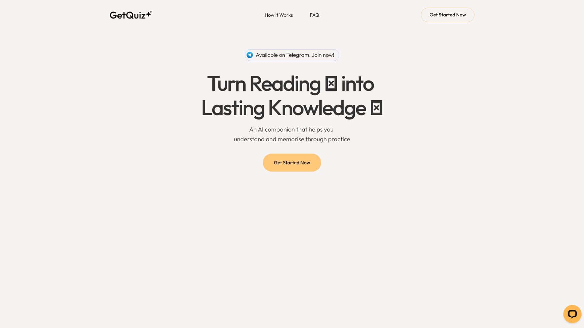 GetQuiz | AI Learning Companion for Interactive Reading Quizzes | Futureen