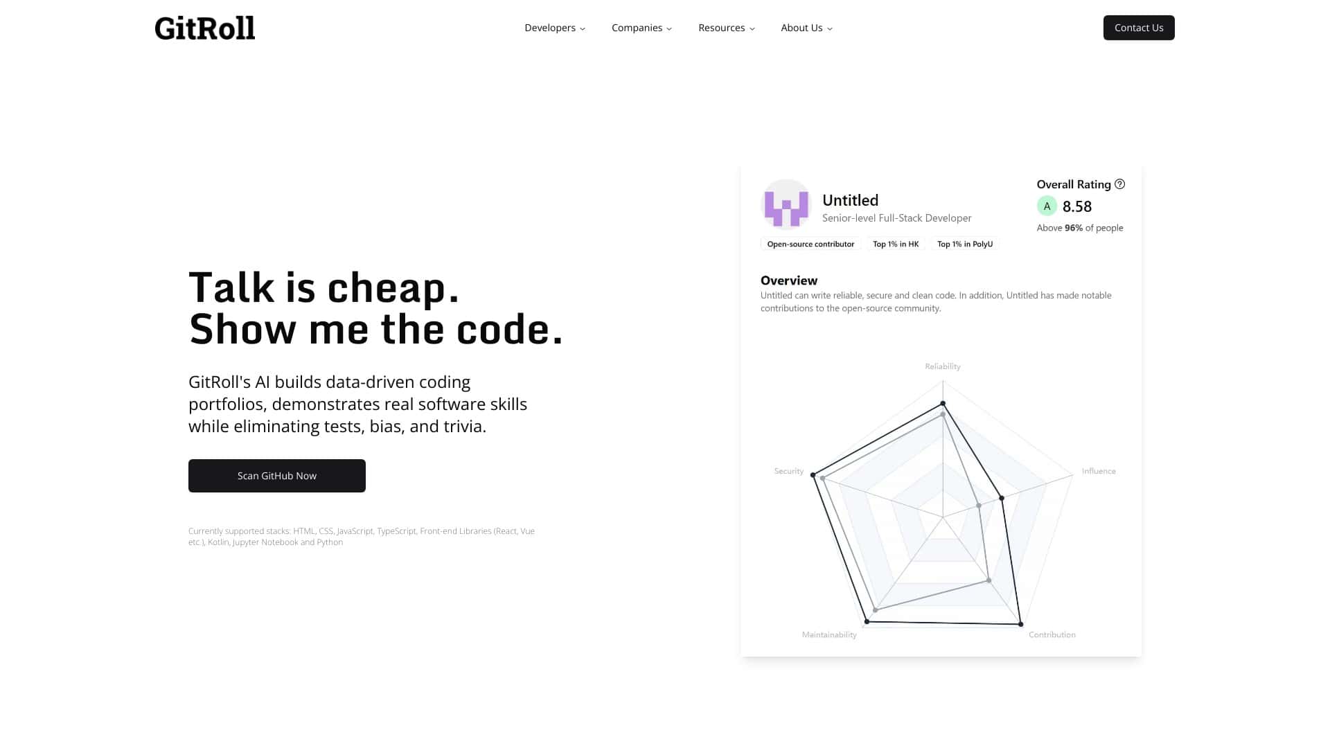 GitRoll | Revolutionizing Coding Portfolio Assessments | Futureen