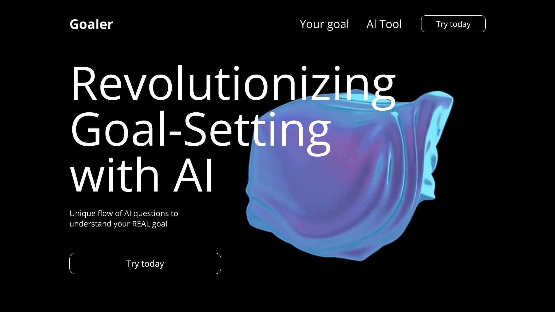 Goaler | Achieve Your Goals with AI-Enhanced Clarity | Futureen