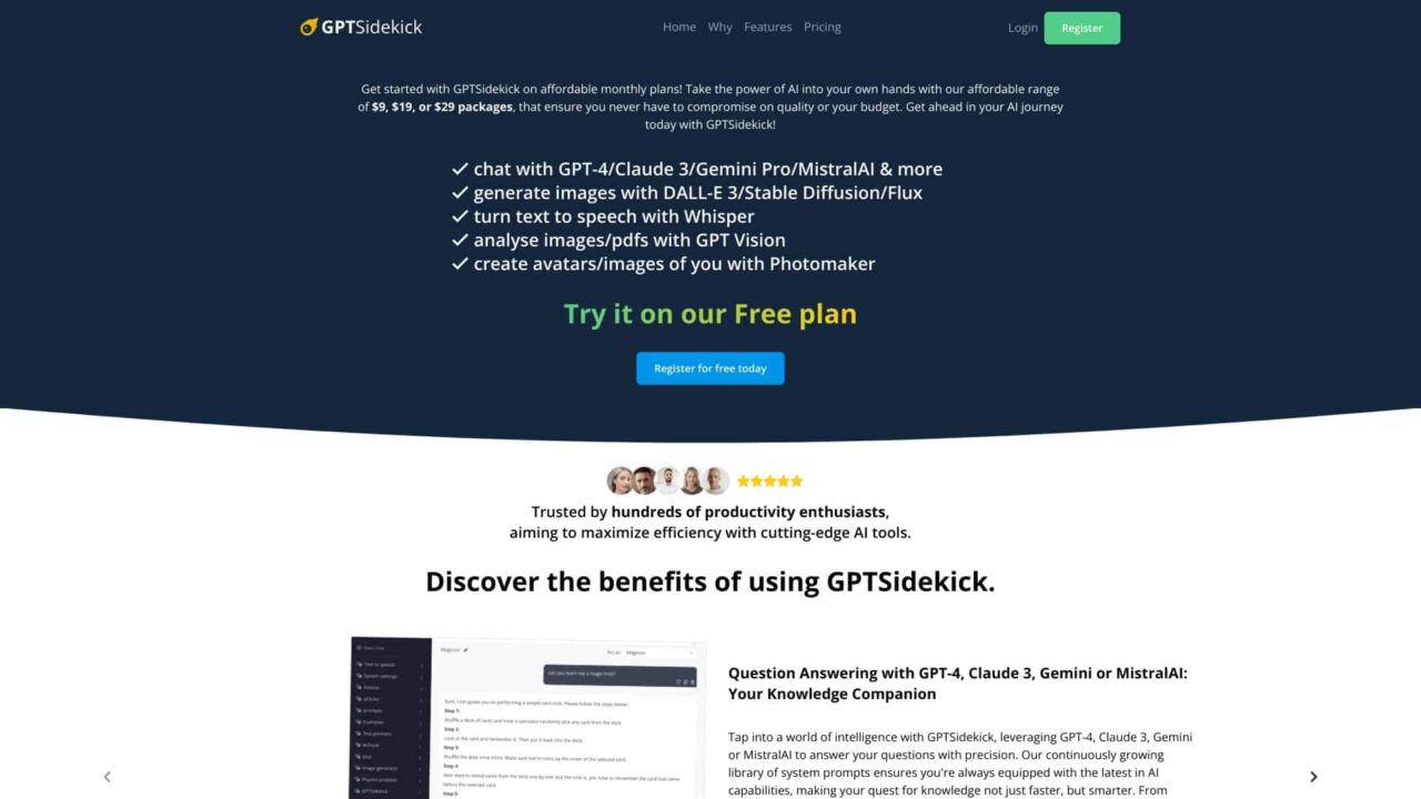 GPTSidekick | Enhance Your ChatGPT Experience Now! | Futureen
