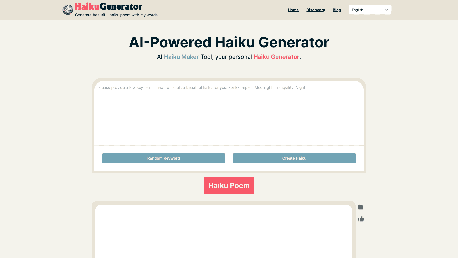 Haiku Generator | Create Beautiful Poems with Ease | Futureen