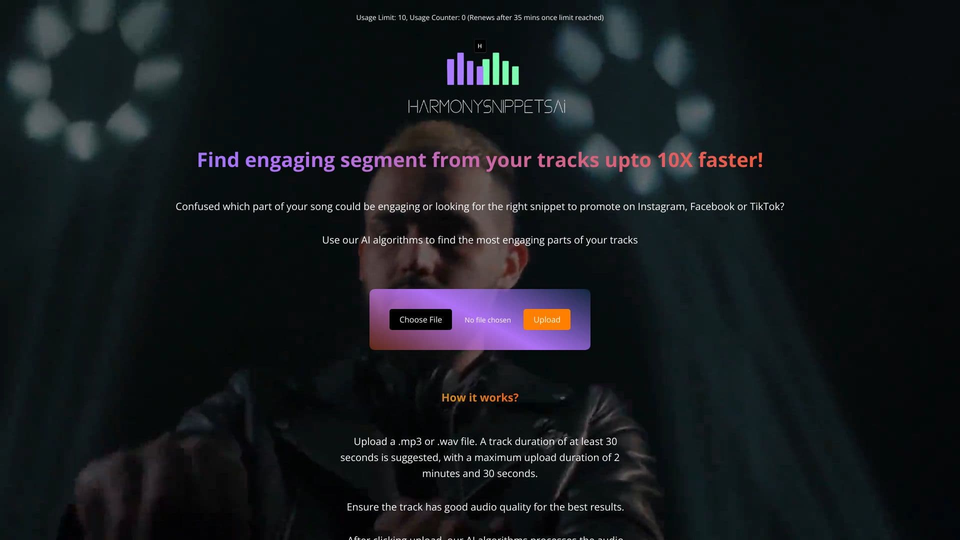 HarmonySnippetsAI | Discover Engaging Music Snippets with AI | Futureen