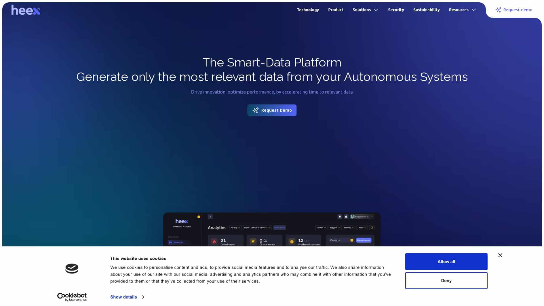 Heex Technologies | Smart Data Management for Autonomous Systems | Futureen