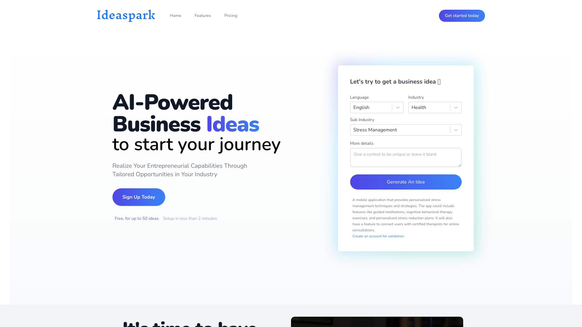 IdeaSpark | Start Your Entrepreneurial Journey Now! | Futureen