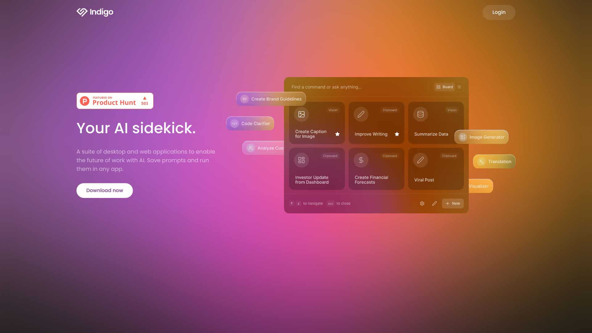Indigo Tool | Enhance Productivity with Command Marketplace | Futureen