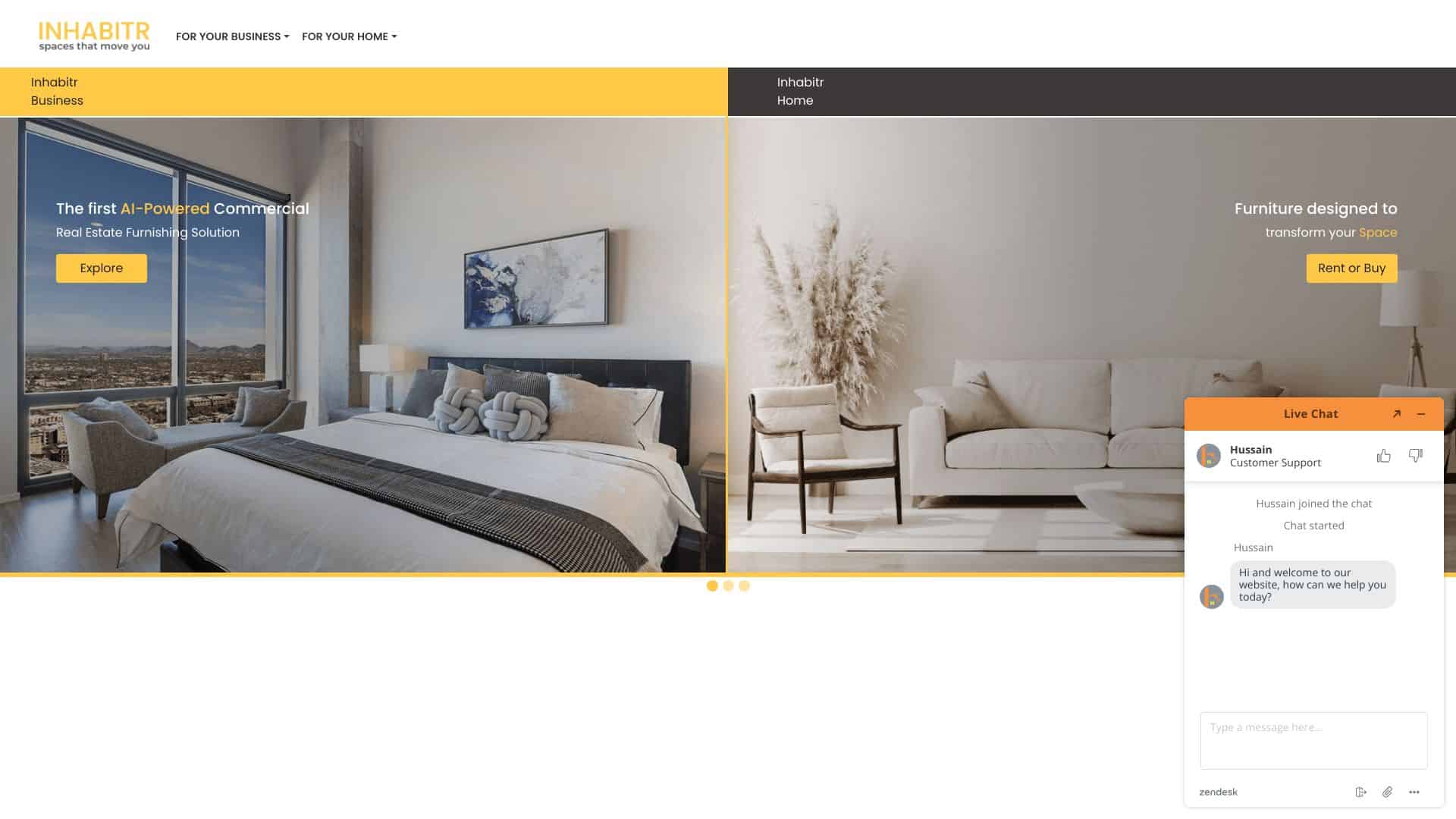 Inhabitr | AI Furnishing Solution for Commercial Real Estate | Futureen