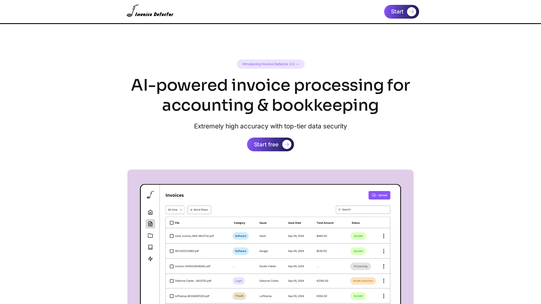 Invoice Detector | Effortless Invoice Management Simplified | Futureen