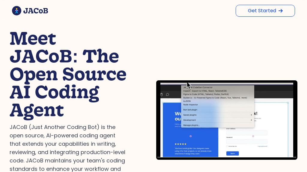 JACoB | Transform Your Coding Process with Our Tool | Get Started Now! | Futureen