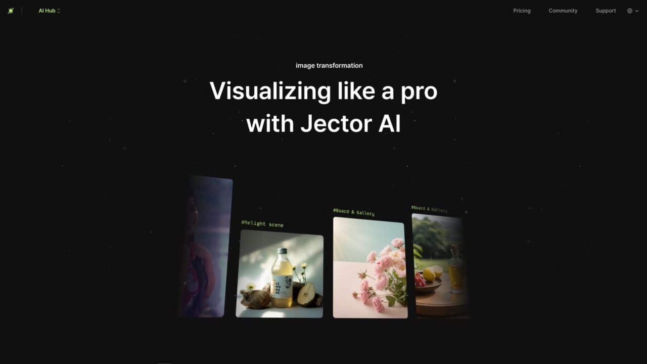 Jector | Elevate Your Product Photos with AI Magic | Futureen