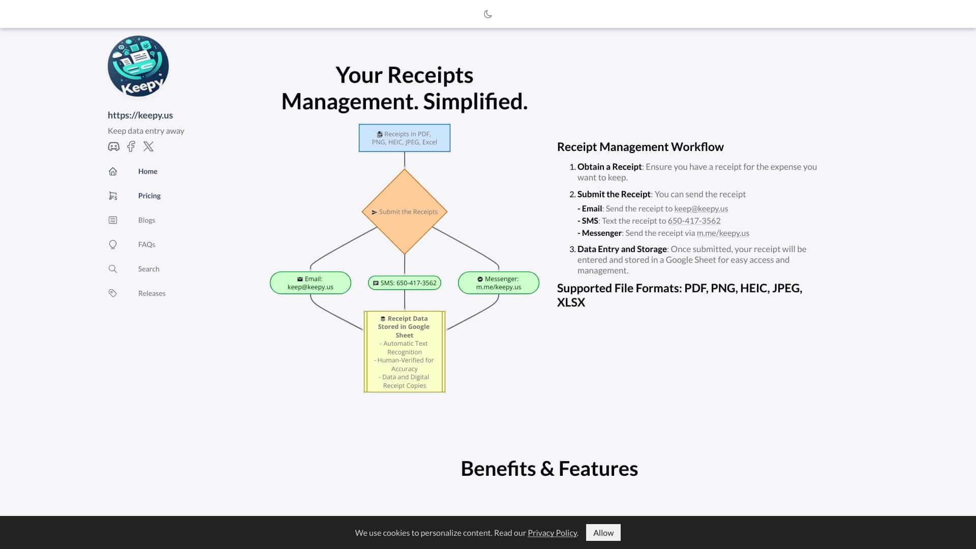 Keepy AI | Simplify Receipt Management Easily | Futureen