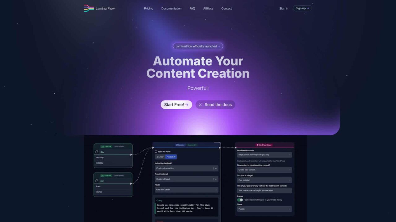 LaminarFlow | Automate Your Data Workflows Easily | Futureen