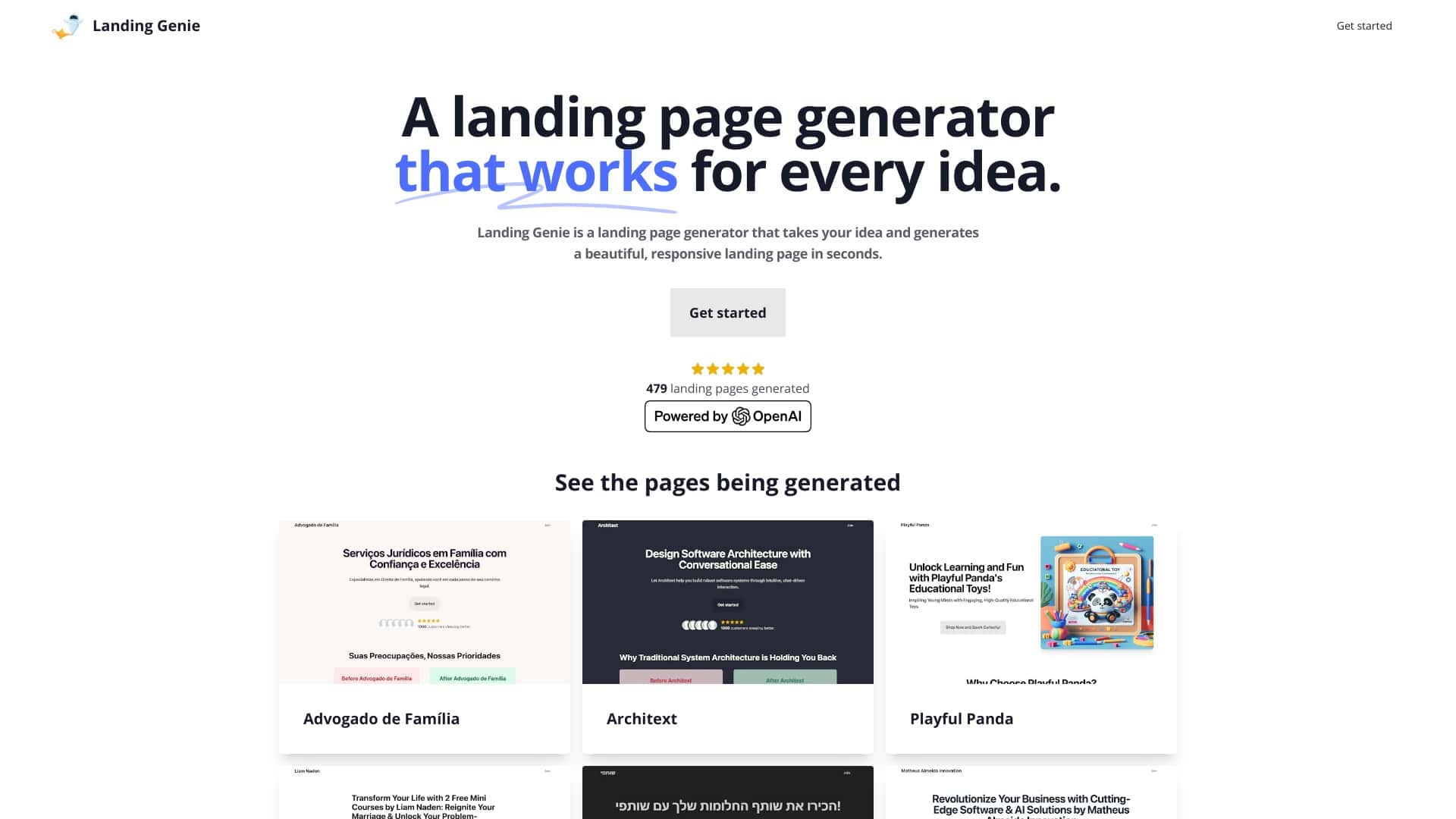 Landing Genie | Create Landing Pages in Minutes | Futureen