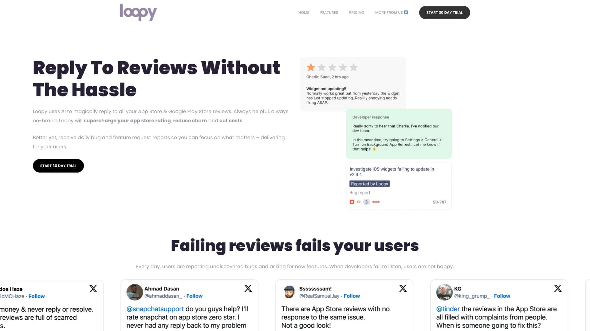 Loopy | Simplify App Review Management with AI Efficiency | Futureen