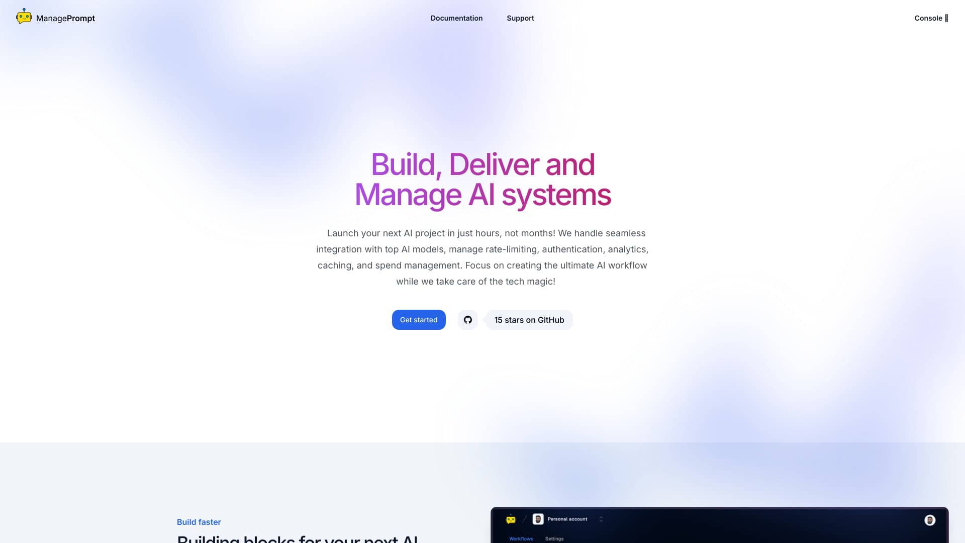 ManagePrompt | Boost Your AI Projects in No Time! | Futureen