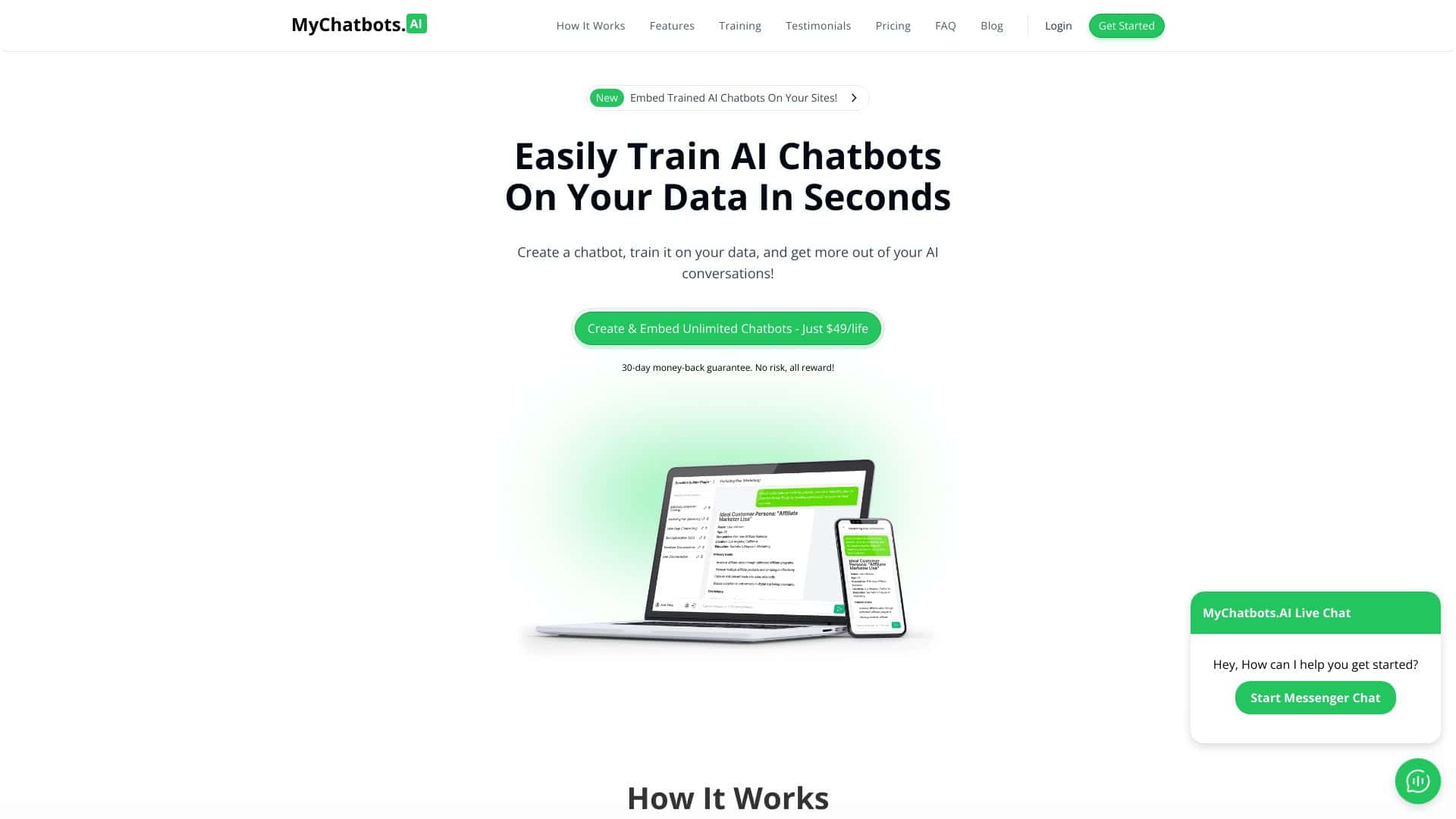 MyChatbots.AI | Create and Train AI Chatbots | Futureen