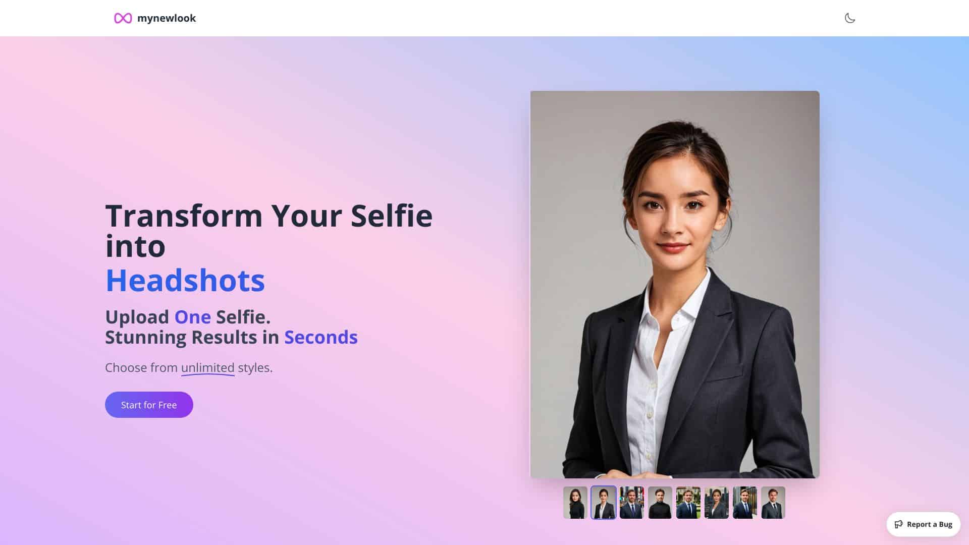 MyNewLook Tool | Create Professional Headshots | Futureen