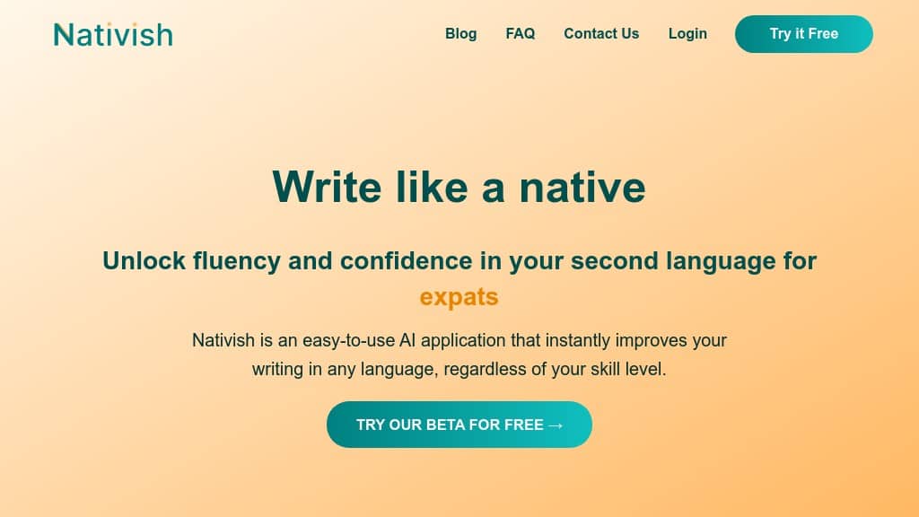 Nativish | Write Like a Native in Any Language | Futureen