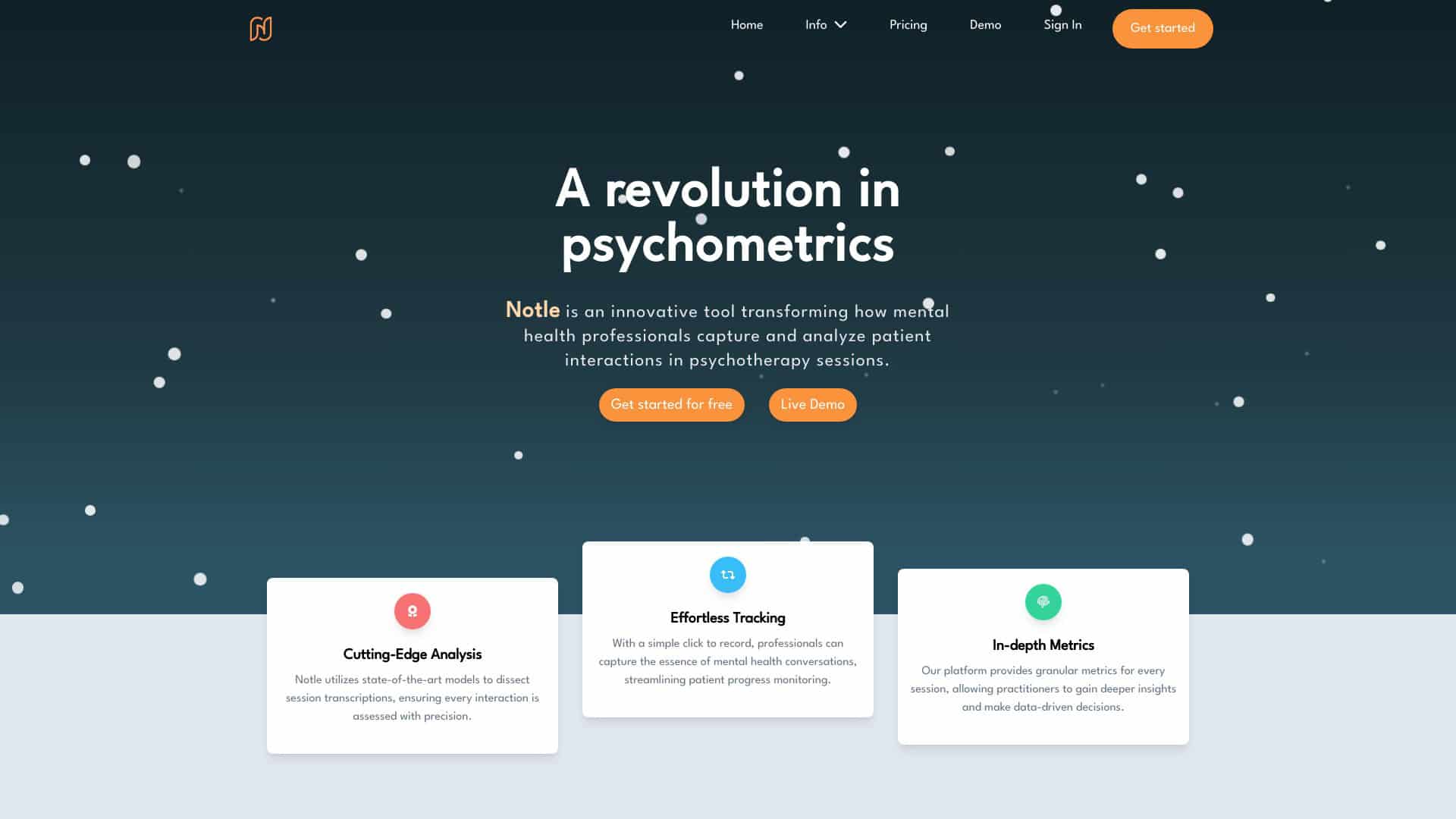 Elevate Mental Health Care with AI Insights! | Notle | Futureen