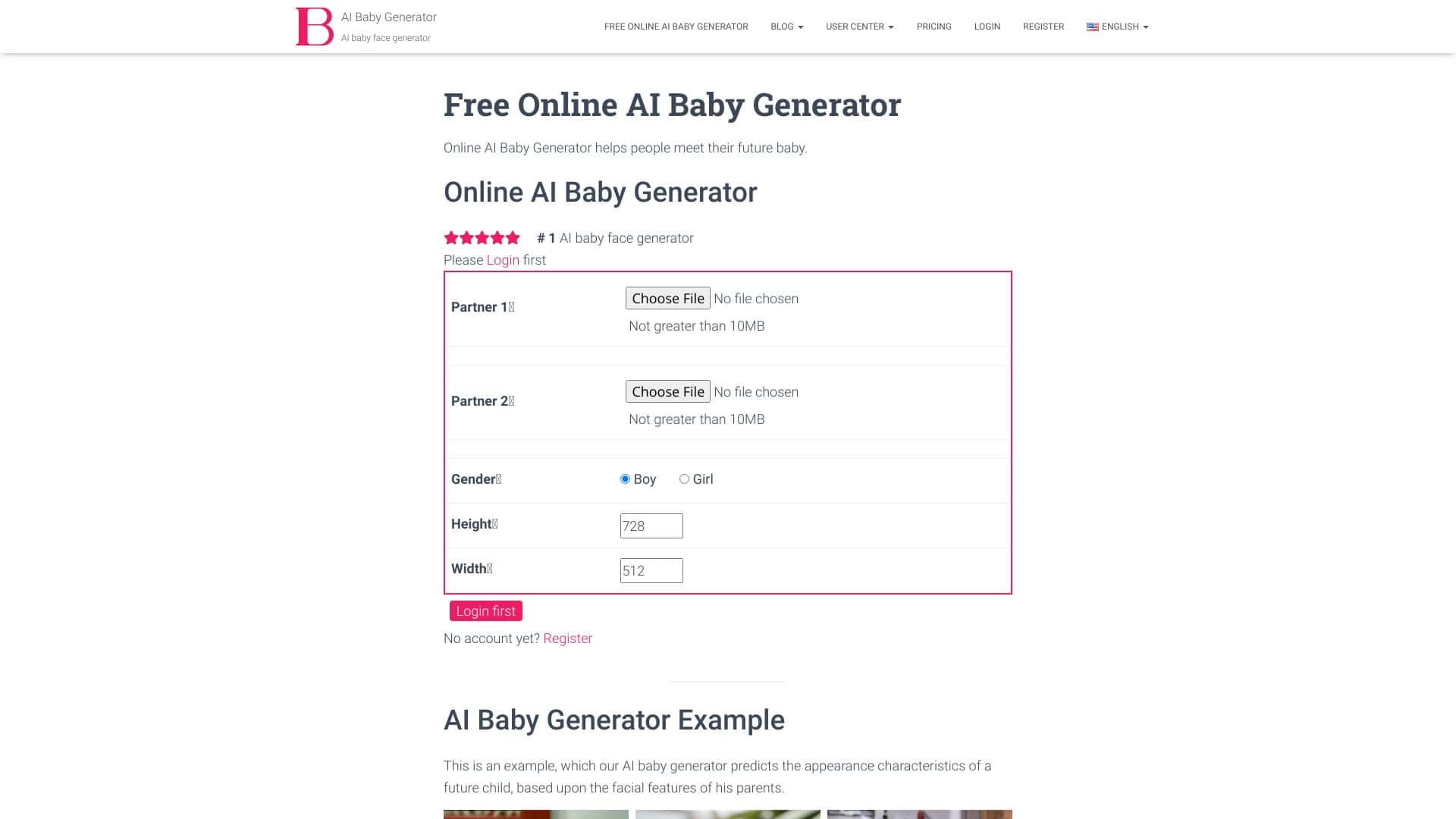 AI Baby Generator | Predict Your Baby's Face | Futureen