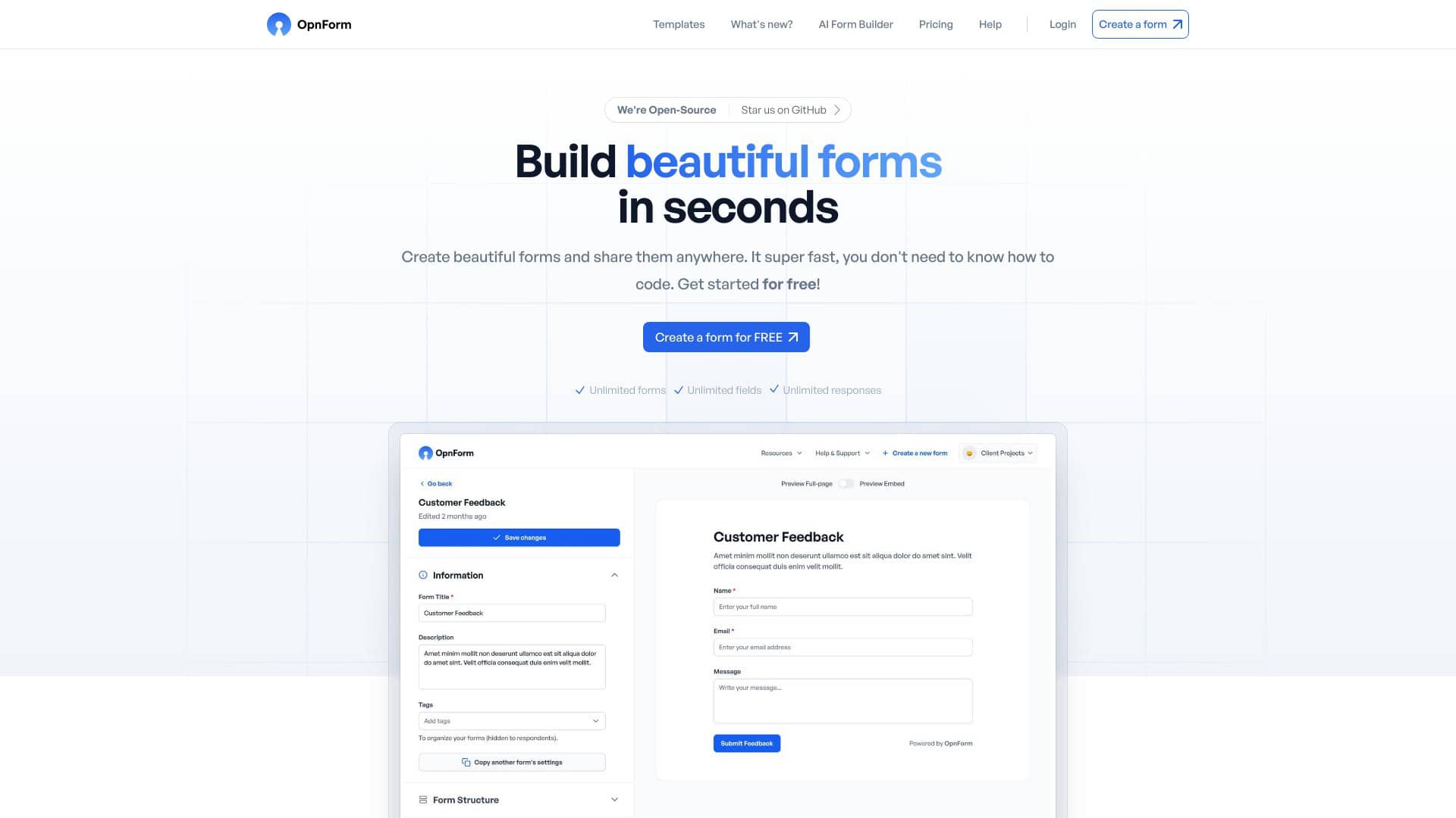 OpenForm | Easily Create Beautiful Forms in Less Than 60 Seconds! | Futureen