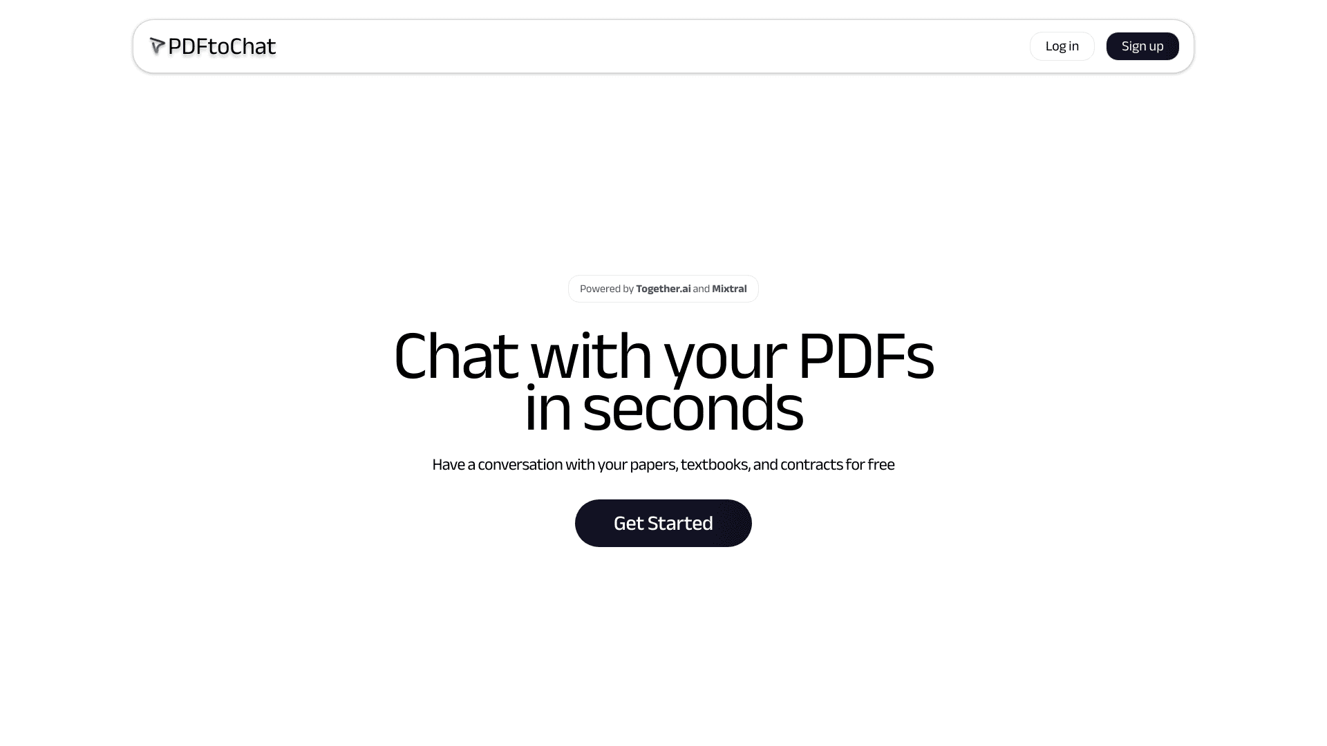 PDFtoChat | Convert PDFs into Interactive Conversations | Futureen