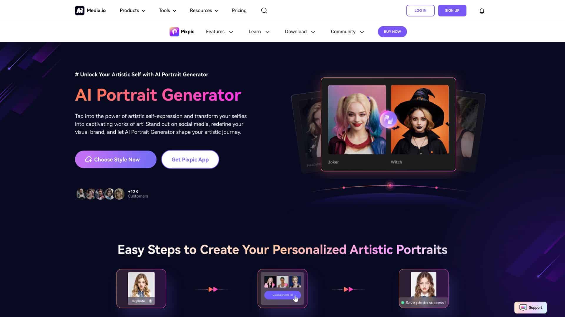 Pixpic AI Portrait Generator | Create Custom AI Portraits Fast | Futureen