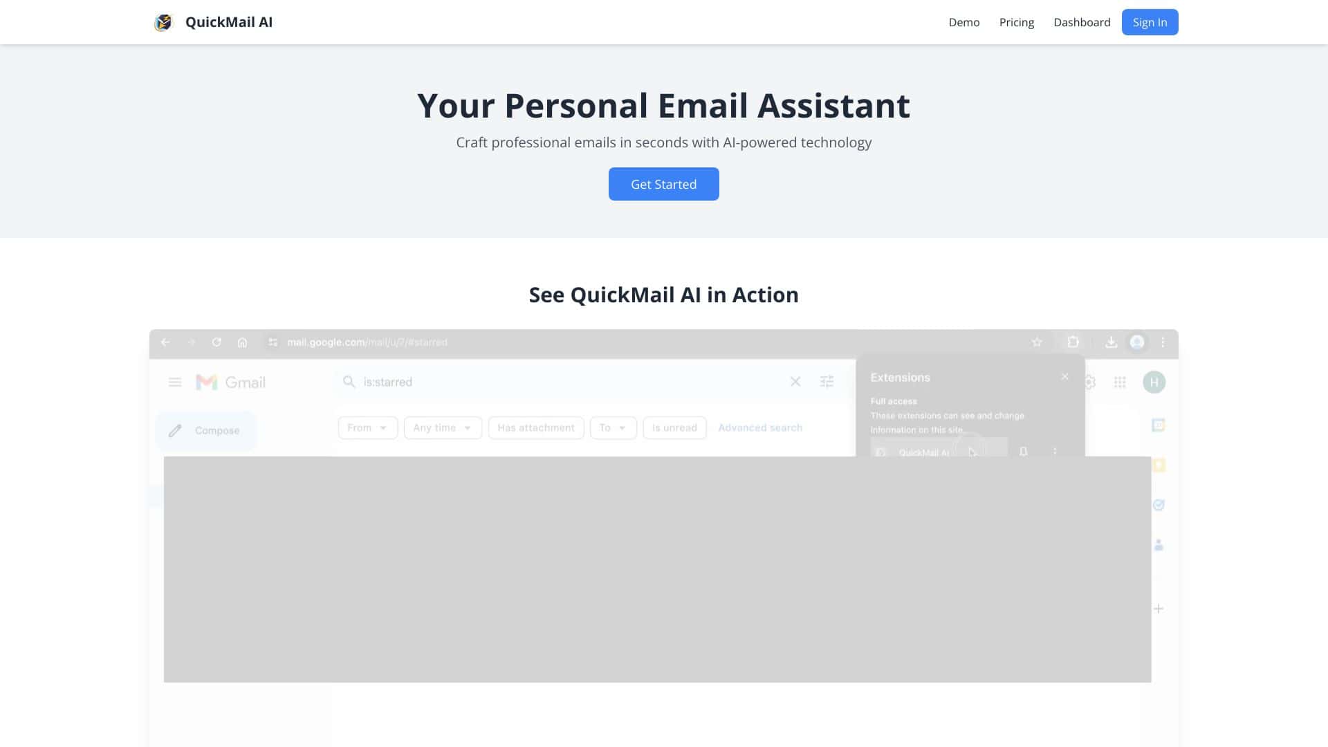 QuickMail AI | AI Email Generation & Customization | Futureen