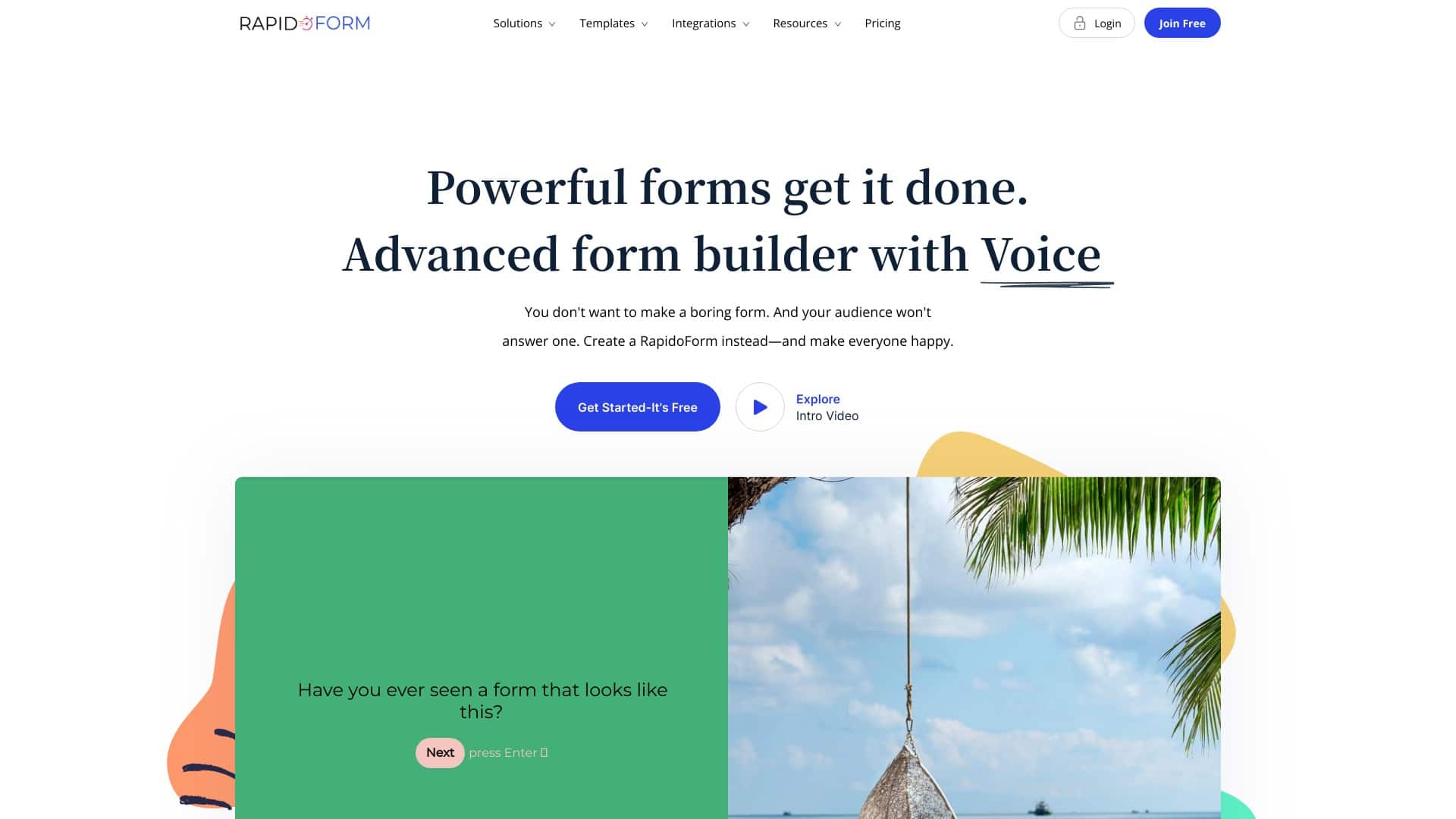 RapidoForm | Create Beautiful Forms Easily! | Futureen