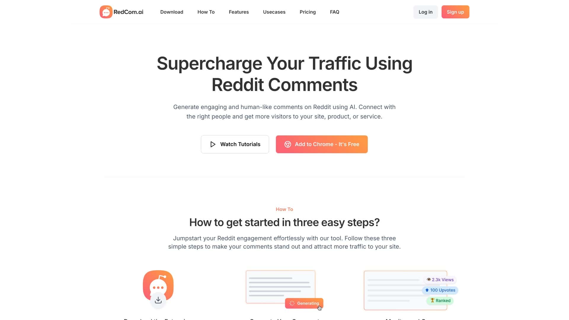 RedCom | Supercharge Your Reddit Engagement Today | Futureen