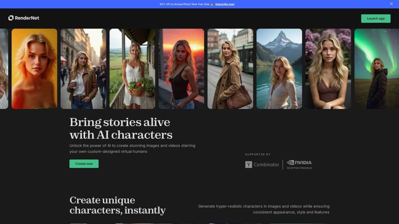 RenderNet AI | Create Character-Driven Images & Videos | Futureen