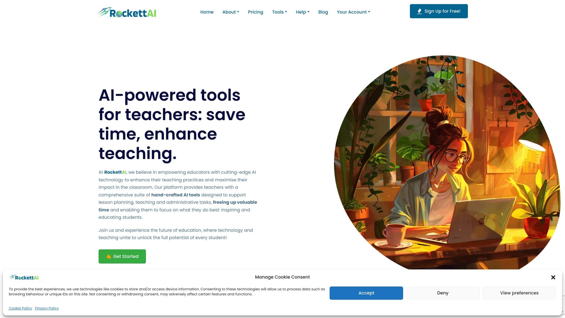RockettAI | Transform Teaching with Time-Saving AI Tools | Futureen