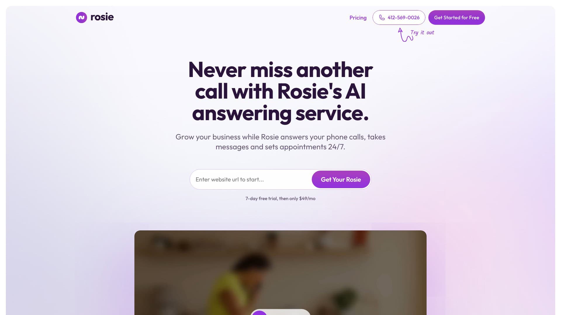 Rosie | Your 24/7 AI Call Answering Solution | Futureen