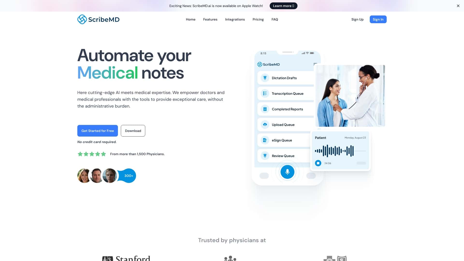 ScribeMD | Transform Your Medical Documentation Today! | Futureen