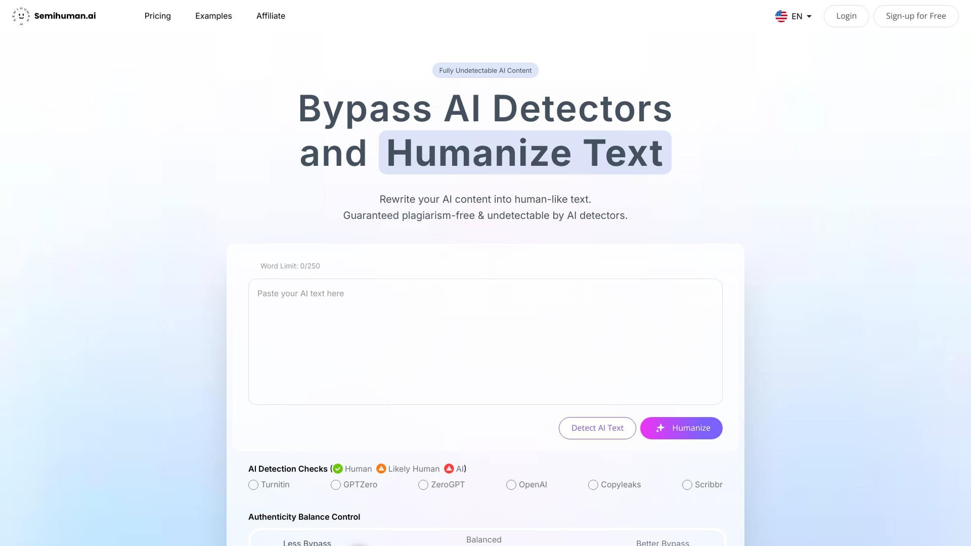 Semihuman AI | Transform AI Text into Human-Like Content | Futureen