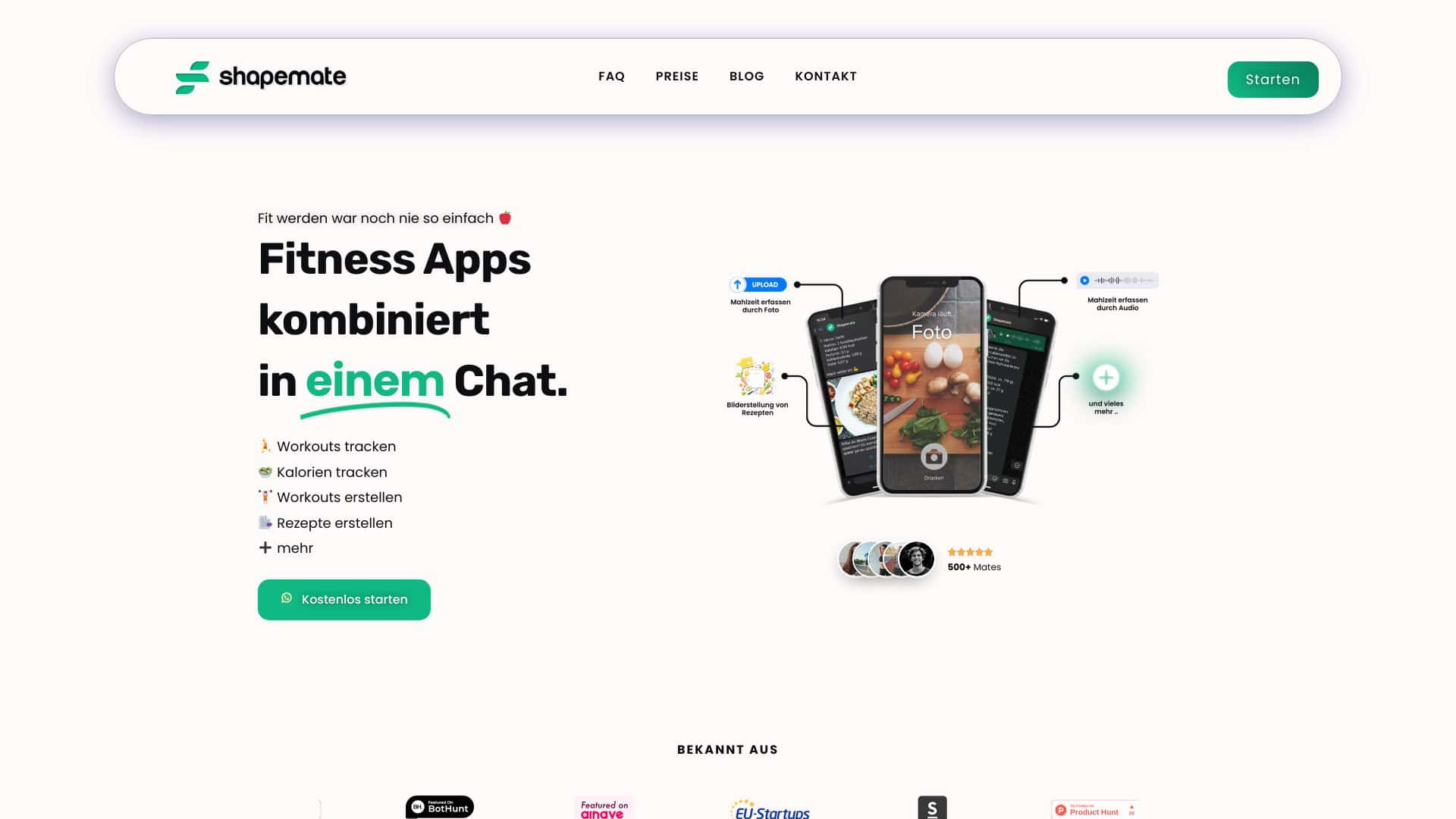 Shapemate | Your Personal Fitness Assistant On WhatsApp | Futureen