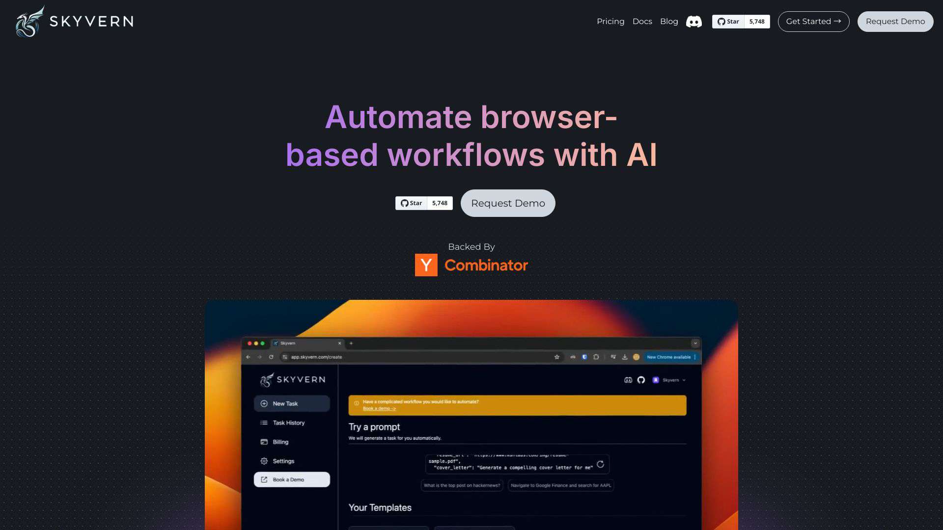 Skyvern | Automate Browser Workflows Using AI | Futureen