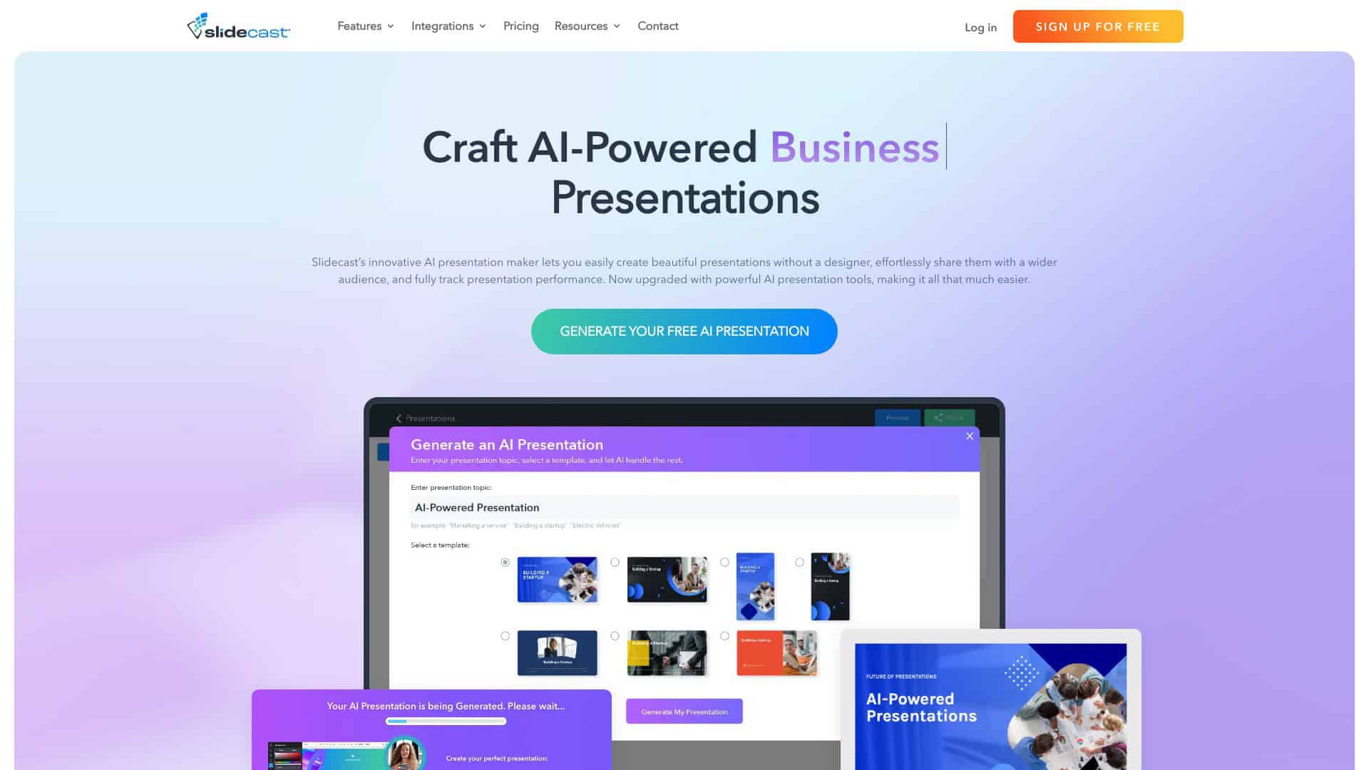 Slidecast | Transform Your Presentations Rapidly! | Futureen