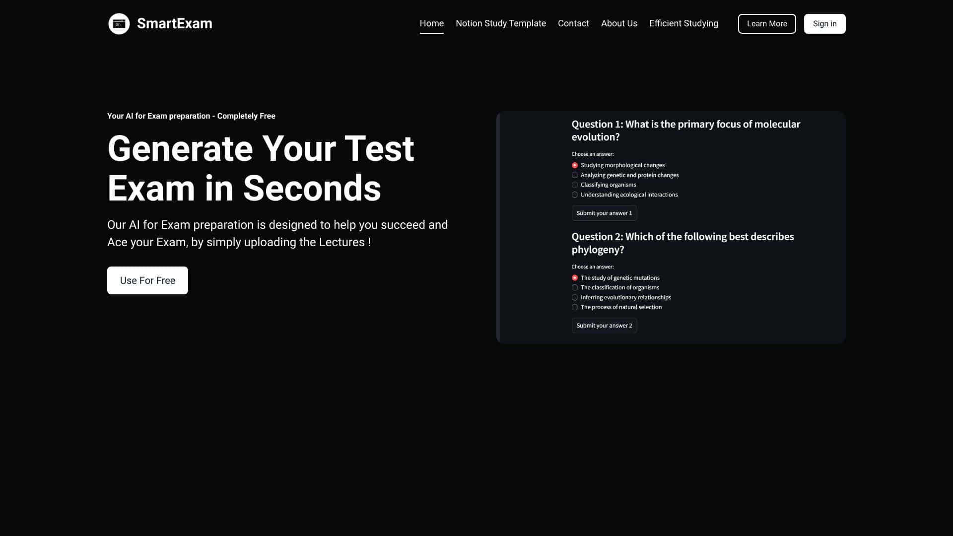 Smartexam | Ace Your Exams with AI Quizzes | Futureen