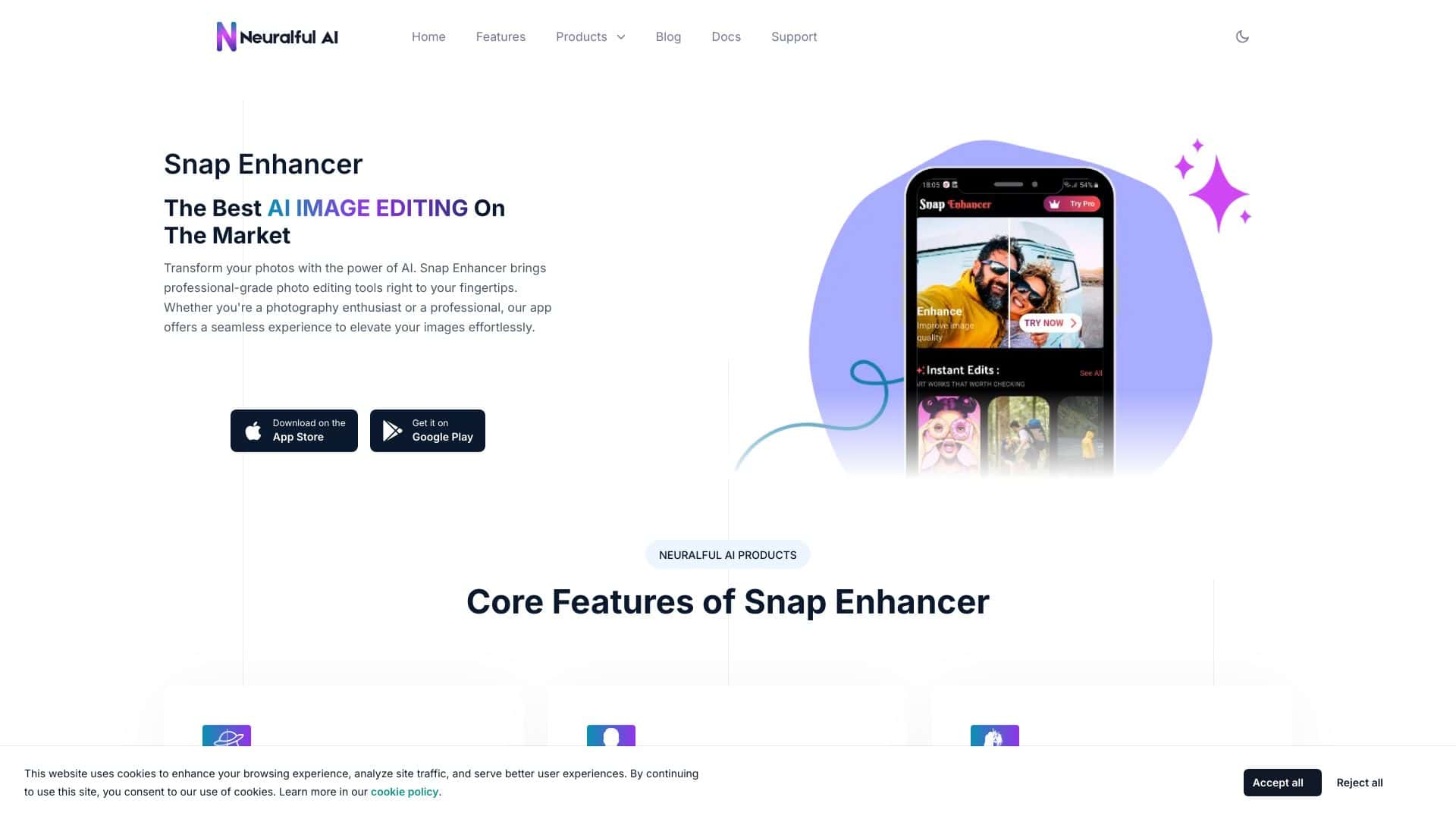 Snap Enhancer | Elevate Your Photos with AI Tools | Futureen