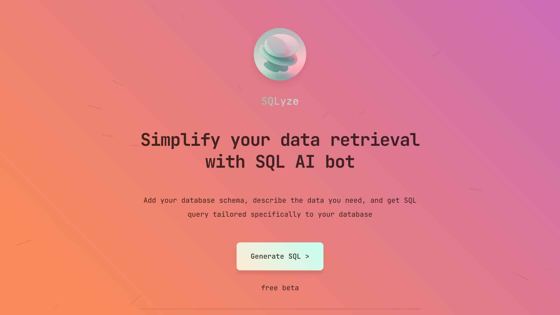 SQLyze | Simplify SQL Queries in 3 Steps | Futureen