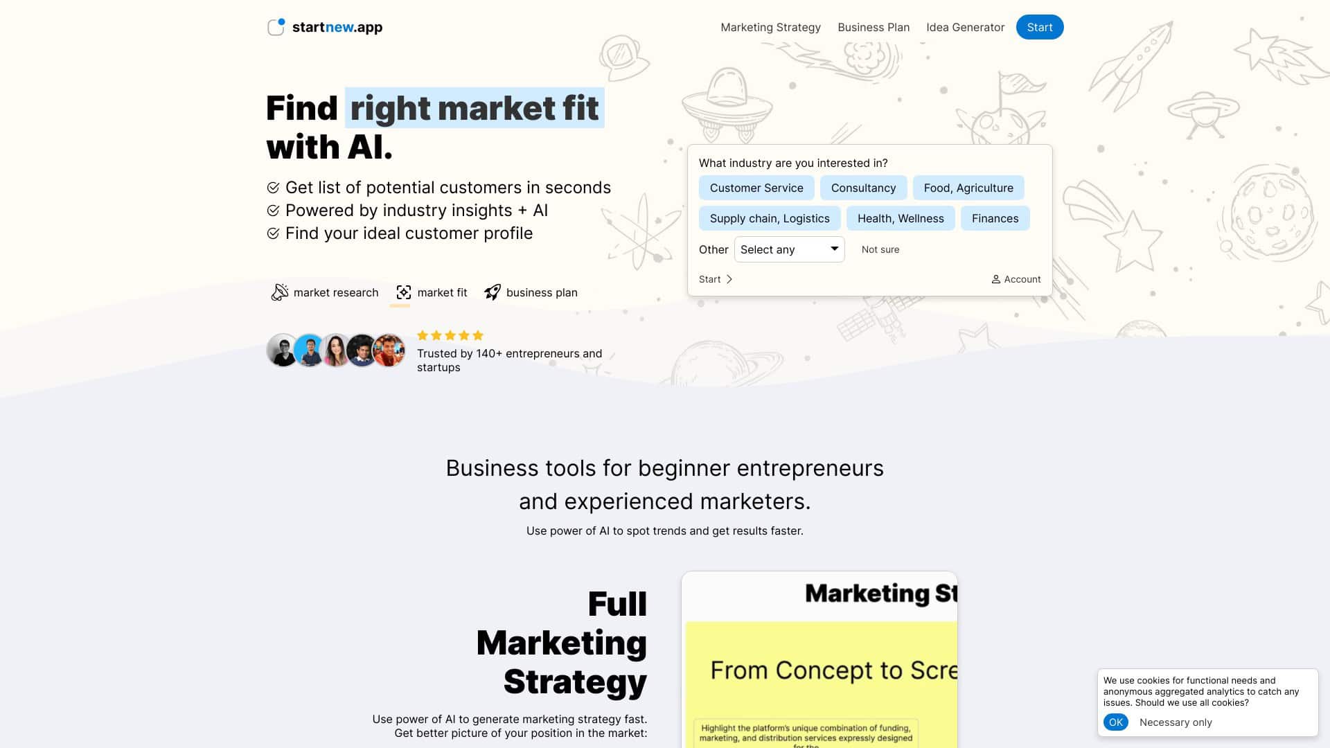 StartNew | Effortless Marketing Strategy & Business Plans | Futureen